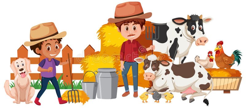Two Farmers Cartoon Stock Illustrations – 105 Two Farmers Cartoon Stock ...
