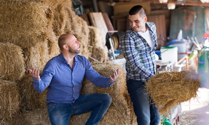 299 Two Farmers Working Barn Stock Photos - Free & Royalty-Free Stock ...