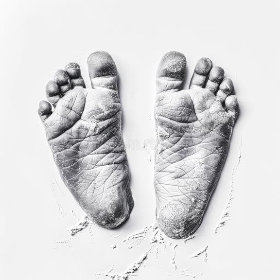 Two Feet, One of Which is Missing a Toe Stock Image - Image of vacation ...