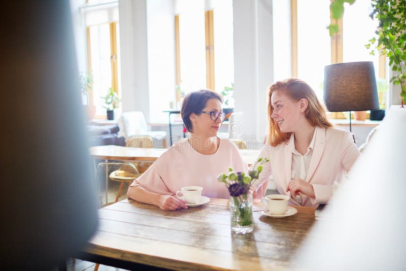 Talk by lunch stock photo. Image of colleagues, talking - 99618318