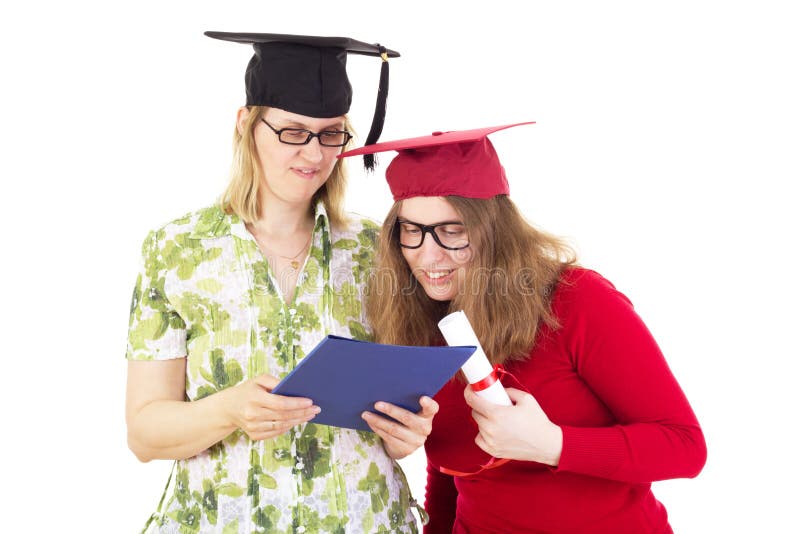 Two female graduates stock photo. Image of future, education - 30787592