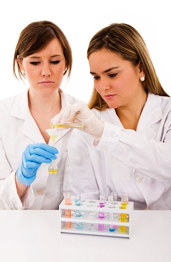 Two female scientists stock photo. Image of biology, people - 29349164