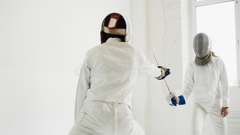 Fencing attack stock photo. Image of sport, training - 26719422