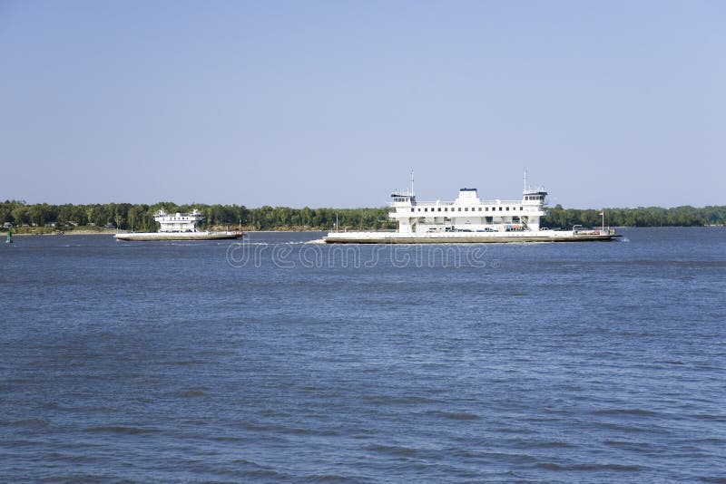 Two Ferry Boats with Cars C Editorial Image - Image of jamestown ...