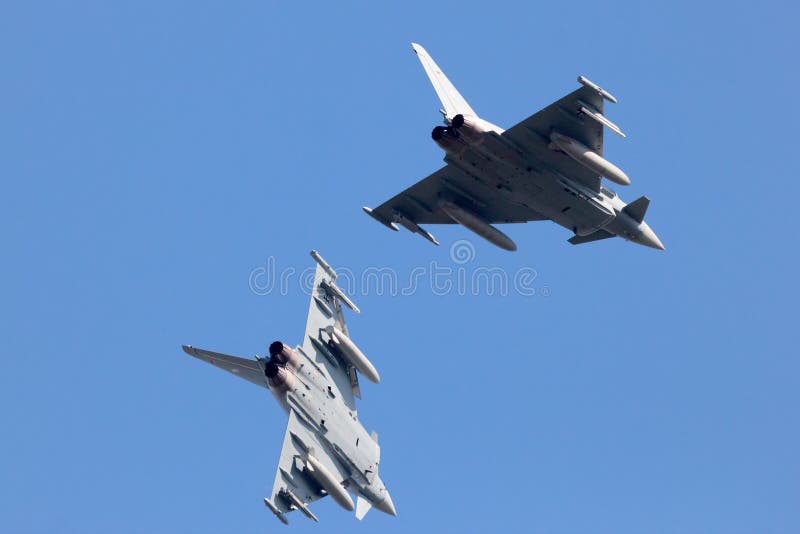 Two fighter jets sky stock image. Image of dual, euro - 69887163