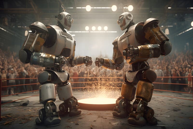 Fighting Robots Stock Illustrations – 188 Fighting Robots Stock ...