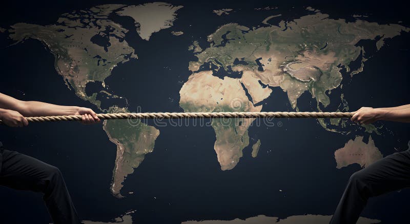 Global Conflict: a Tug-of-War for World Domination Depicted through a ...