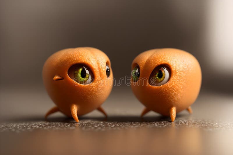 Two Figures of Strange Animals, Cute and Weird at the Same Time, AI ...