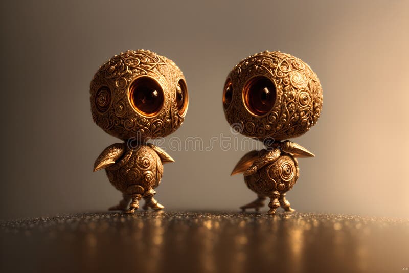 Two Figures of Strange Animals, Cute and Weird at the Same Time, AI ...