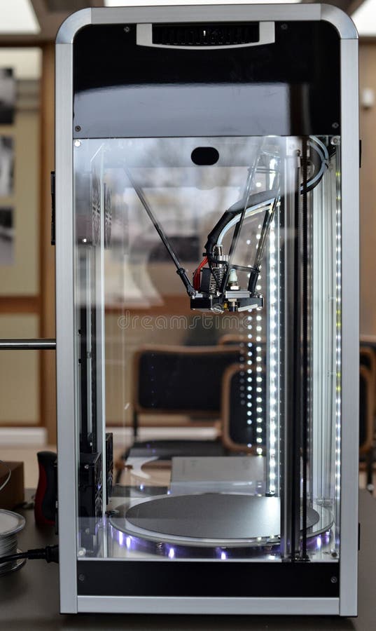 Two Filament 3D Printer Waiting for a New Task. New Printing Technology ...