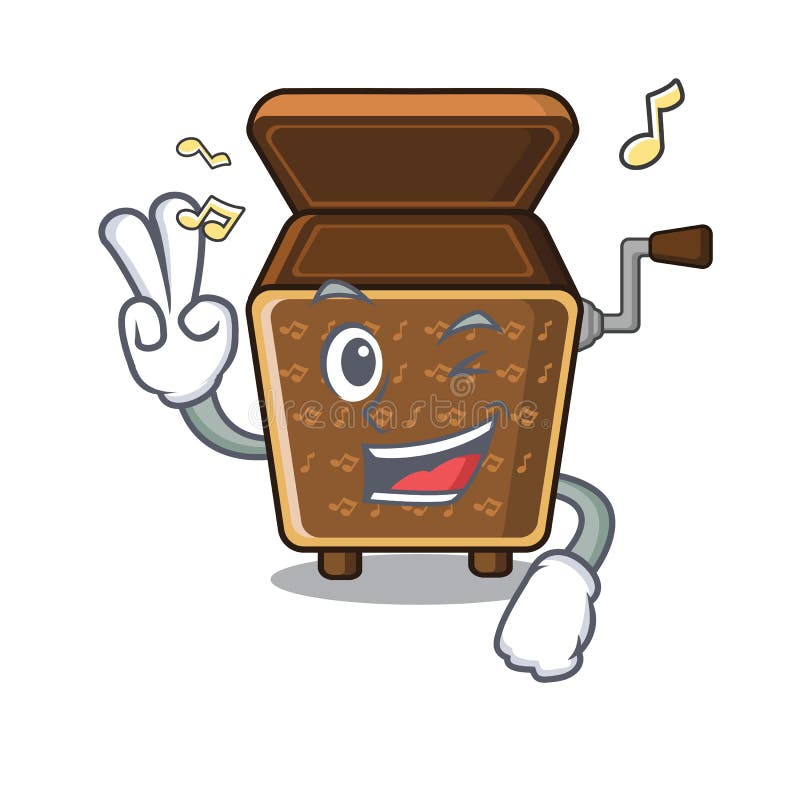 Music Box Pointing Finger Stock Illustrations – 5 Music Box Pointing ...