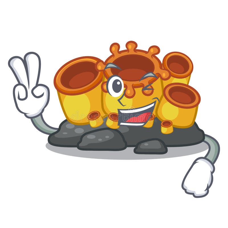 Finger Orange Fruit Cartoon Character Stock Vector - Illustration of ...