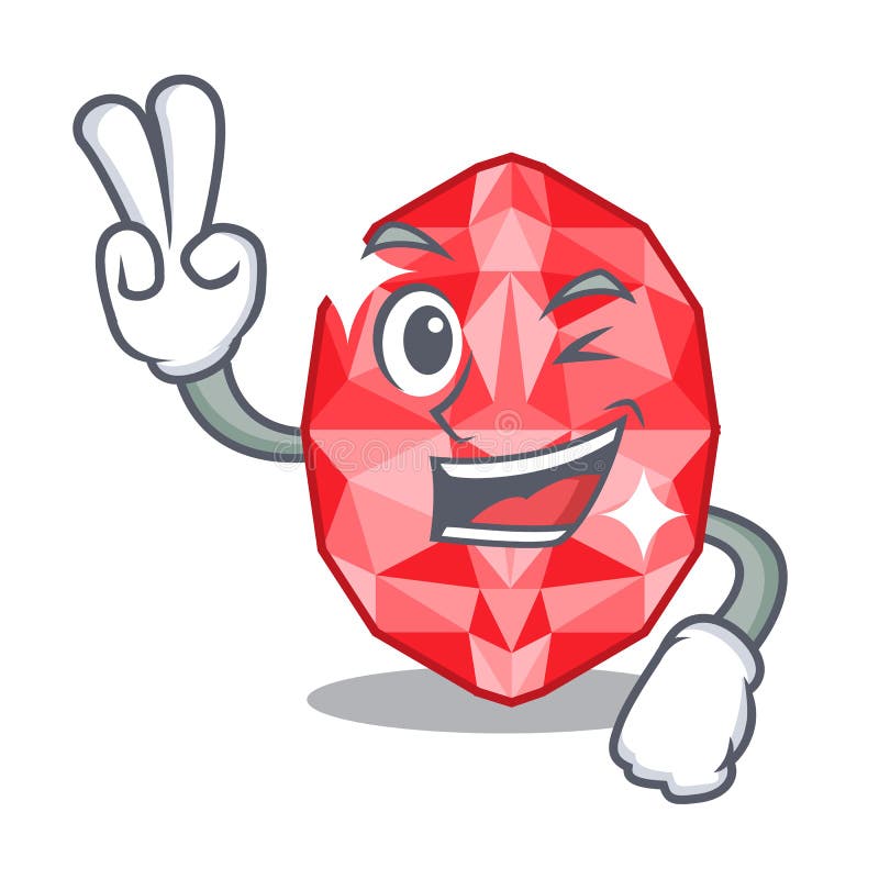 With Sign Ruby Gems in a Cartoon Box Stock Vector - Illustration of ...