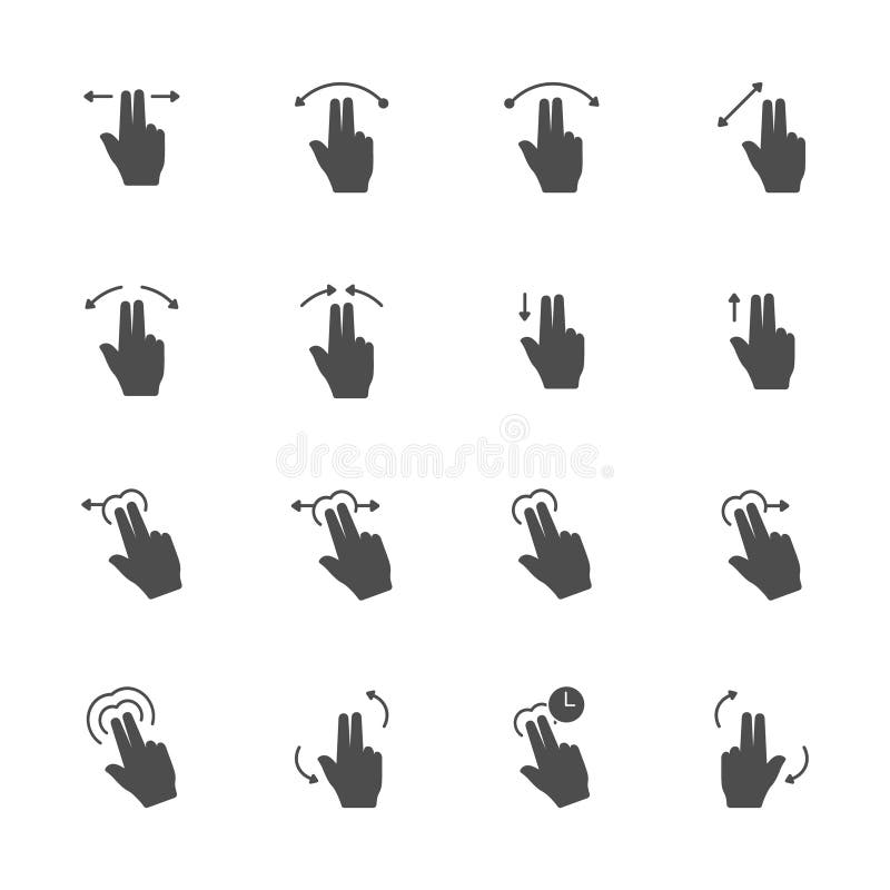 Two Finger Zoom Stock Illustrations – 311 Two Finger Zoom Stock ...