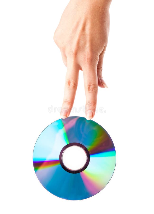 Holding the CD DVD stock photo. Image of human, holding - 15540034