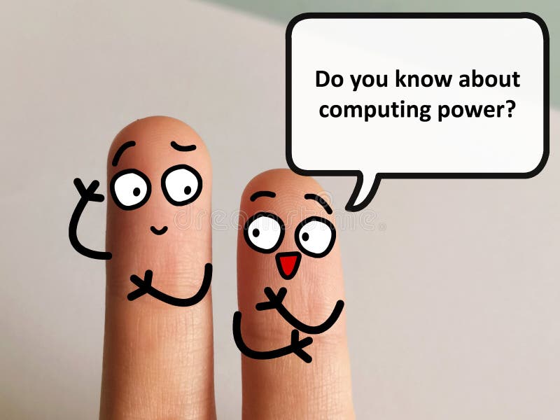 Finger Art about Technology Issues Stock Image - Image of expert ...