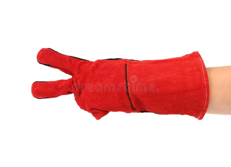 Two Fingers Heavy Duty Red Glove Stock Photos - Free & Royalty-Free ...