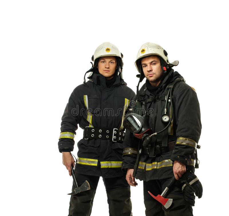Firemen stock image. Image of clothing, firefighter, face - 20714657