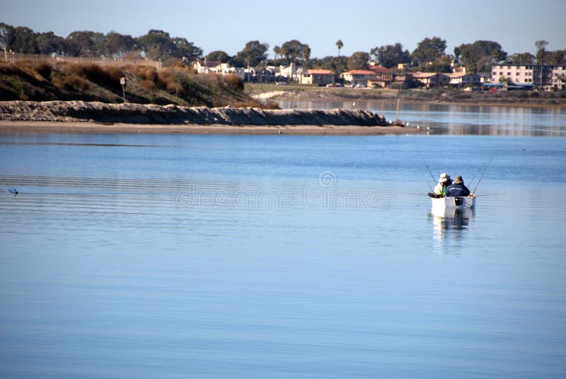 Two Fisherman stock photo. Image of bucket, leisure, spinner - 3951514