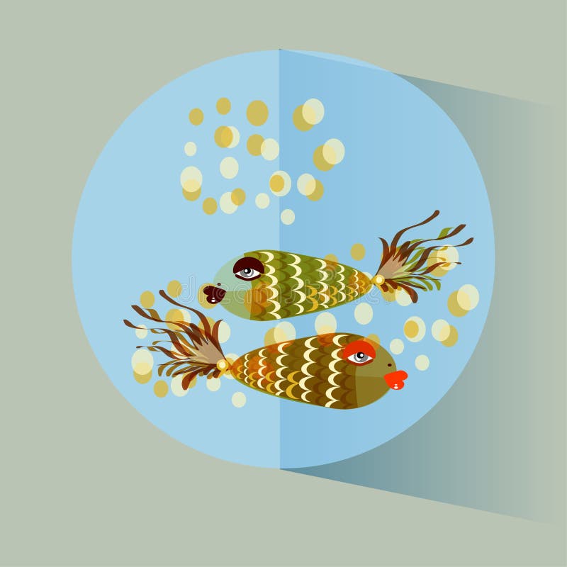 Two Small Fishes Stock Illustrations – 52 Two Small Fishes Stock ...