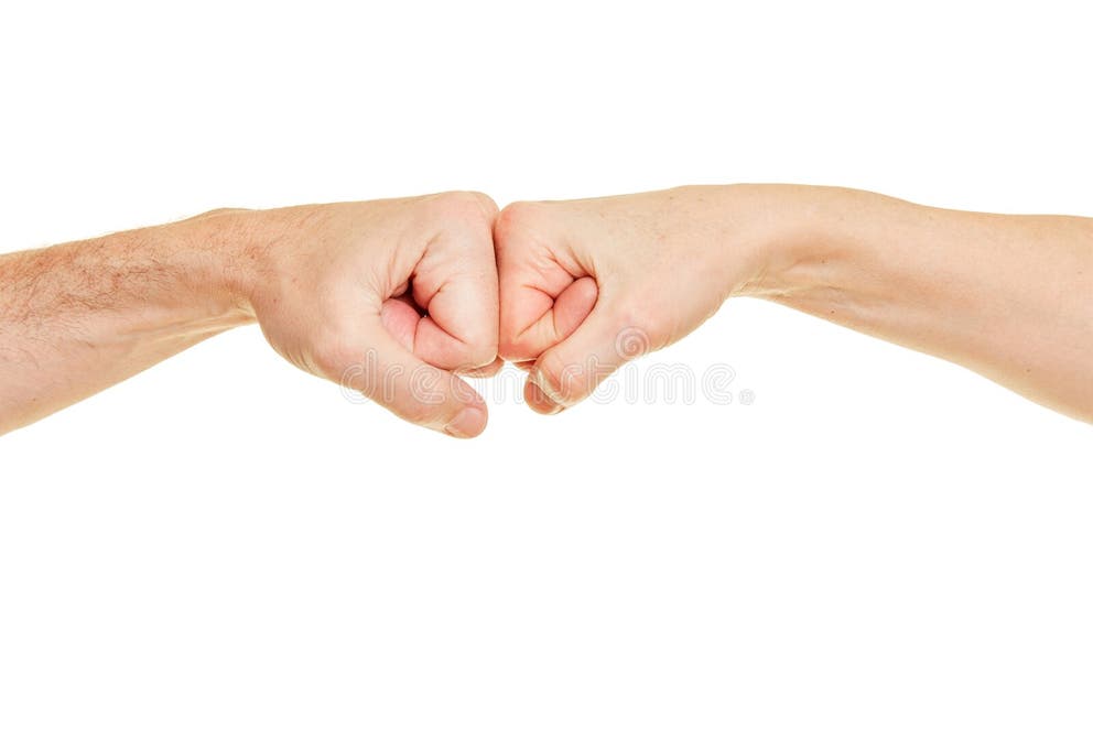 Two fists collide stock image. Image of fight, hand - 167164147