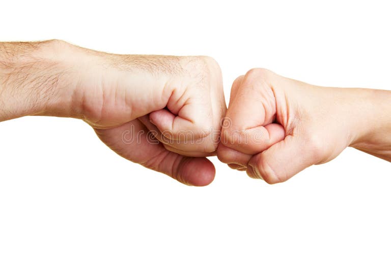 Two fists punching stock image. Image of gesture, competition - 12840435
