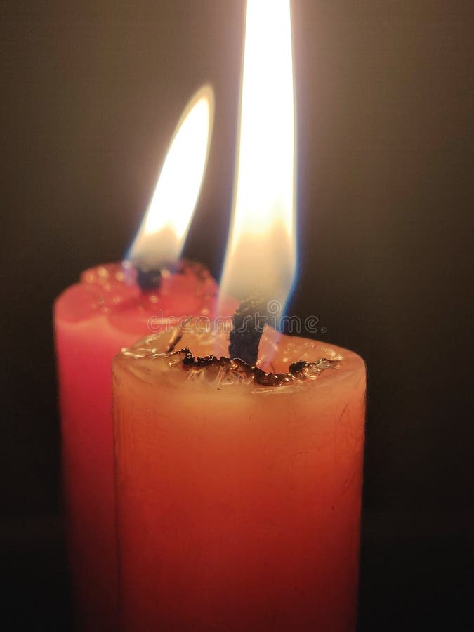 Two Flames stock photo. Image of warm, flame, candle - 139505912