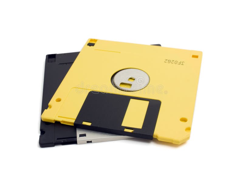 Floppy Disks and Flash Drive Stock Photo - Image of file, obsolete ...