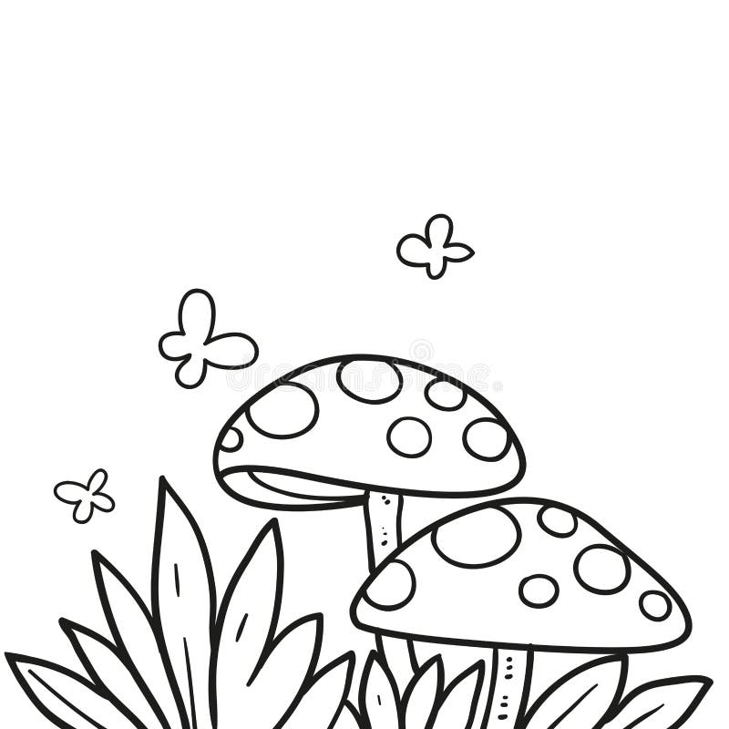 Agaricus Drawing Stock Illustrations – 254 Agaricus Drawing Stock ...