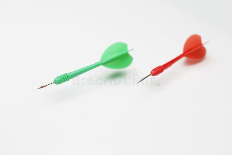 Two Flying dart arrow stock image. Image of efficient - 125925607