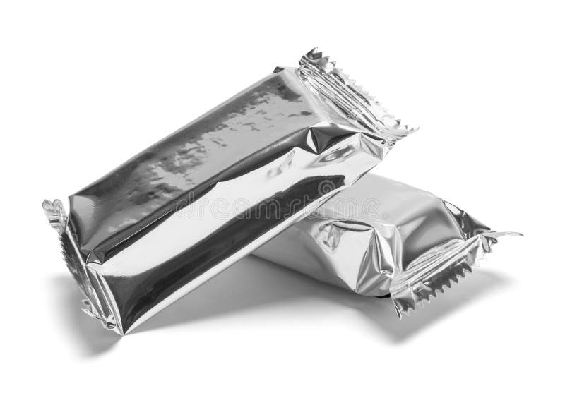 Two Foil Packets stock image. Image of package, food - 268051149