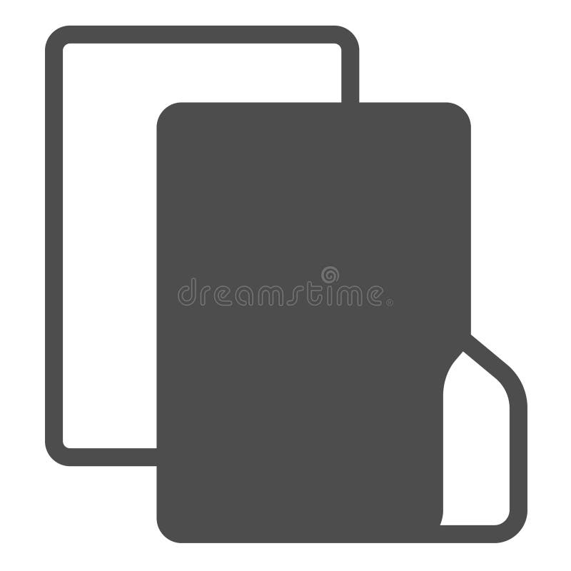 Two Folders Moving Solid Icon, Windows Pack Concept. Vector Graphics ...