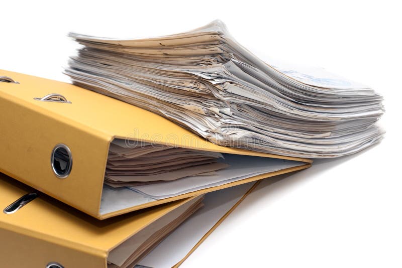 File stack stock image. Image of archives, business, paper - 7891011
