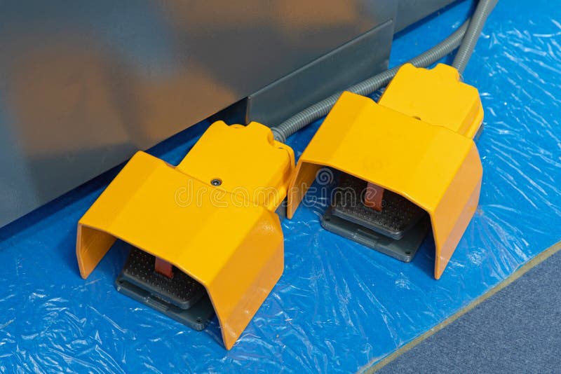 Two Food Pedals stock photo. Image of control, industrial - 223701472