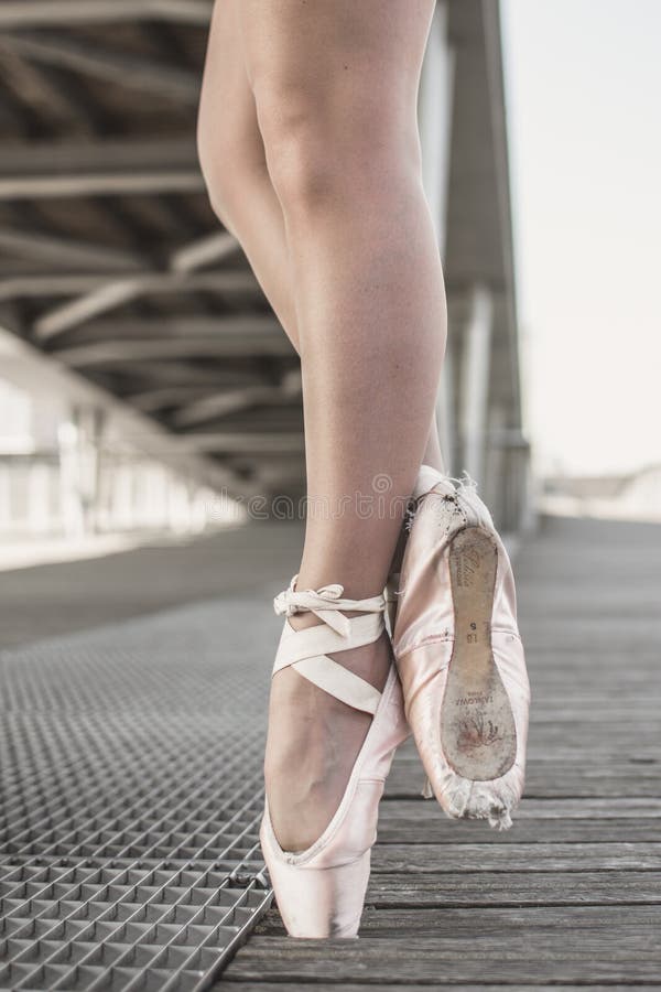 Attractive Ballerina Warming Up in Ballet Class Stock Image - Image of ...