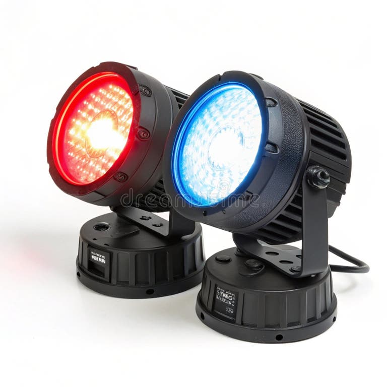 Two Forces Light Effect Isolated on White Background Stock Illustration ...