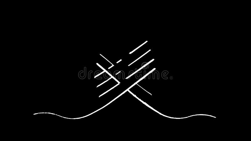 Two fork together stock illustration. Illustration of text - 184683169