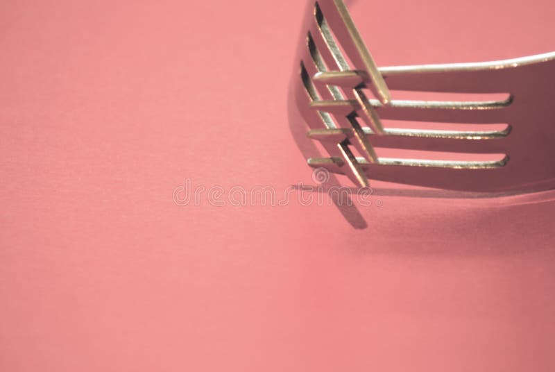 Two Forks Forked into Each Other. Stock Image - Image of concept ...