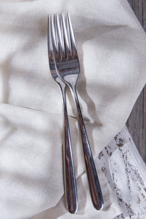 Two forks stock photo. Image of tool, elegant, kitchen - 43325092