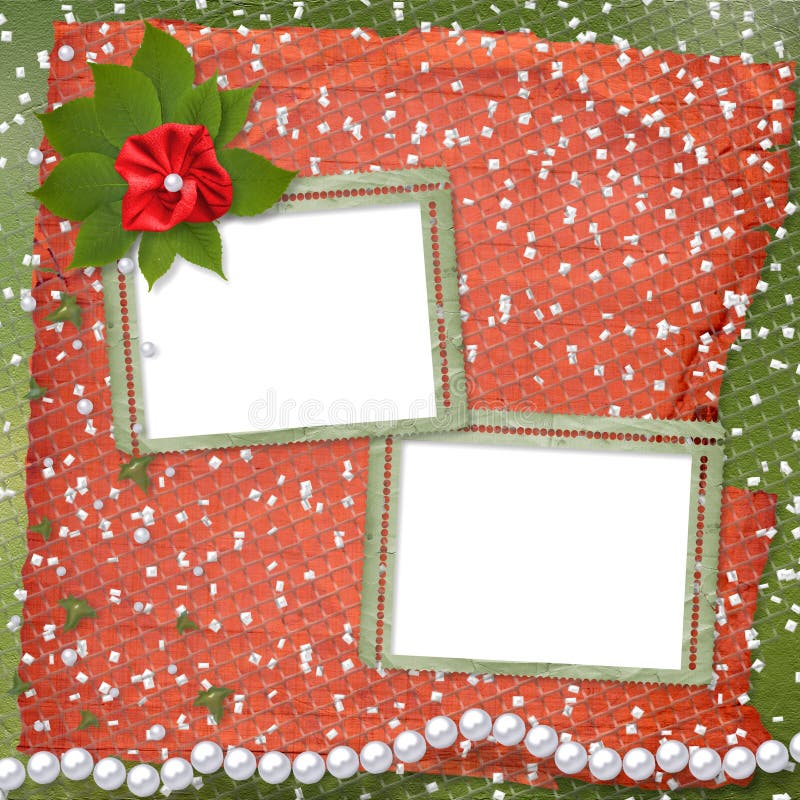 Two frames for photos stock photo. Image of glitter, jewel - 9862862