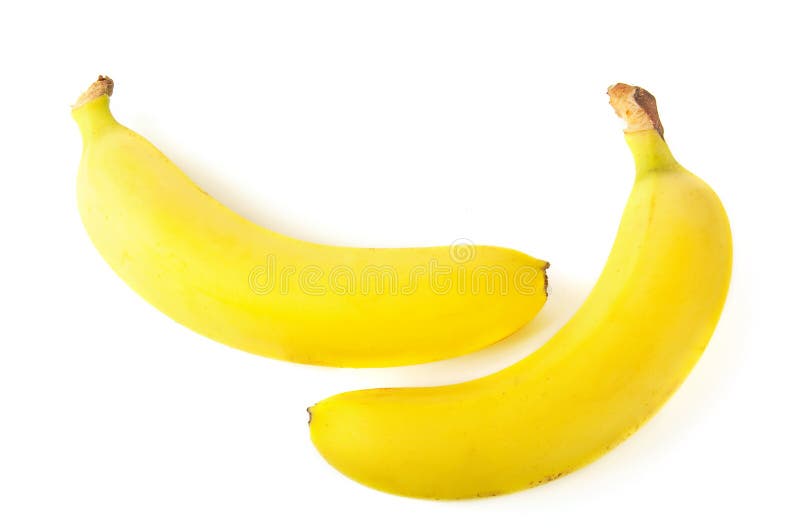 Two fresh bananas stock photo. Image of nutritional, delicious - 26499060