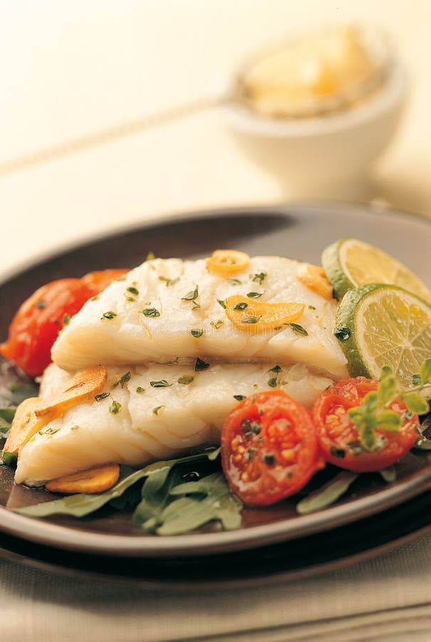 Cooked cod loins stock photo. Image of restaurant, gastronomy - 27870936