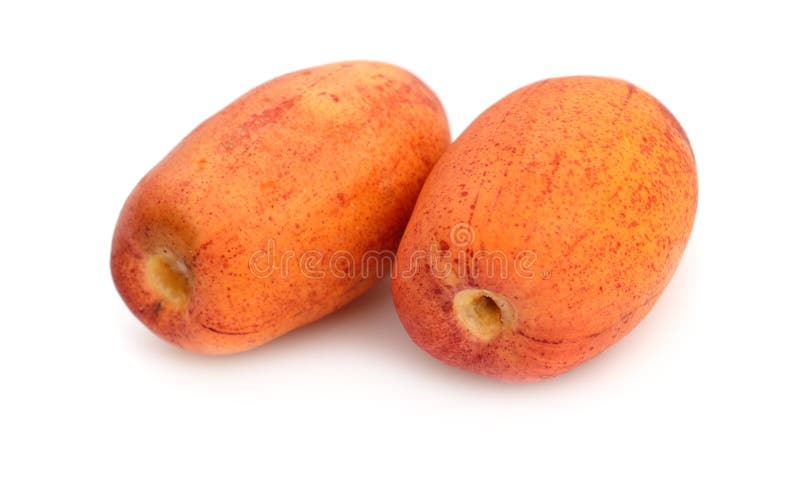 Dates Isolated on White Background . Top View Stock Photo - Image of ...