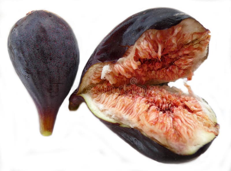 Two fresh figs stock photo. Image of natural, ingredient - 138068568