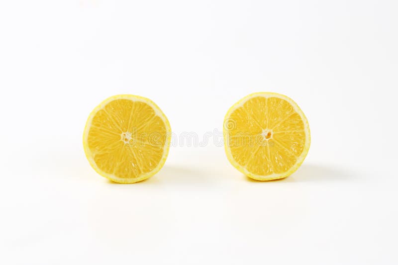 Two fresh lemon halves stock image. Image of fresh, healthy - 309029285