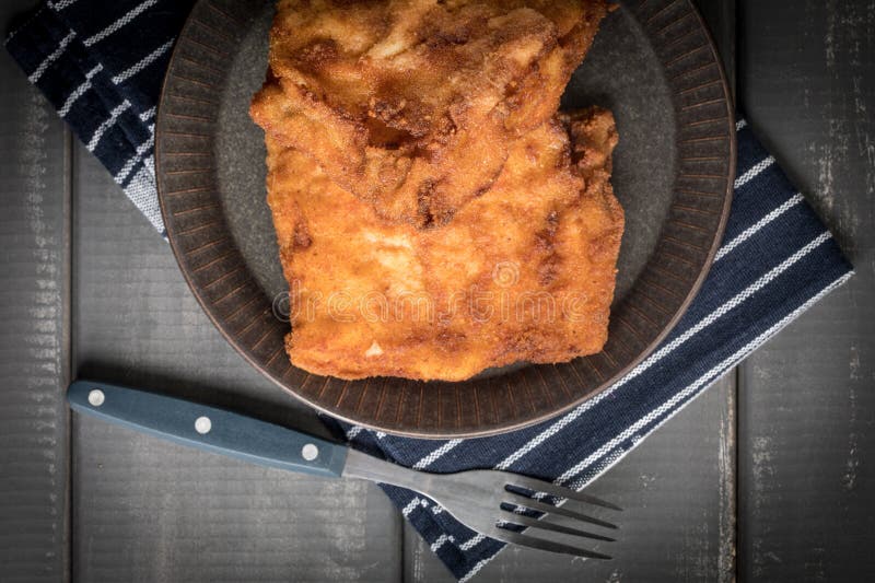 Two Fried Cod Fillet Pieces Stock Image - Image of fish, depth: 357150985