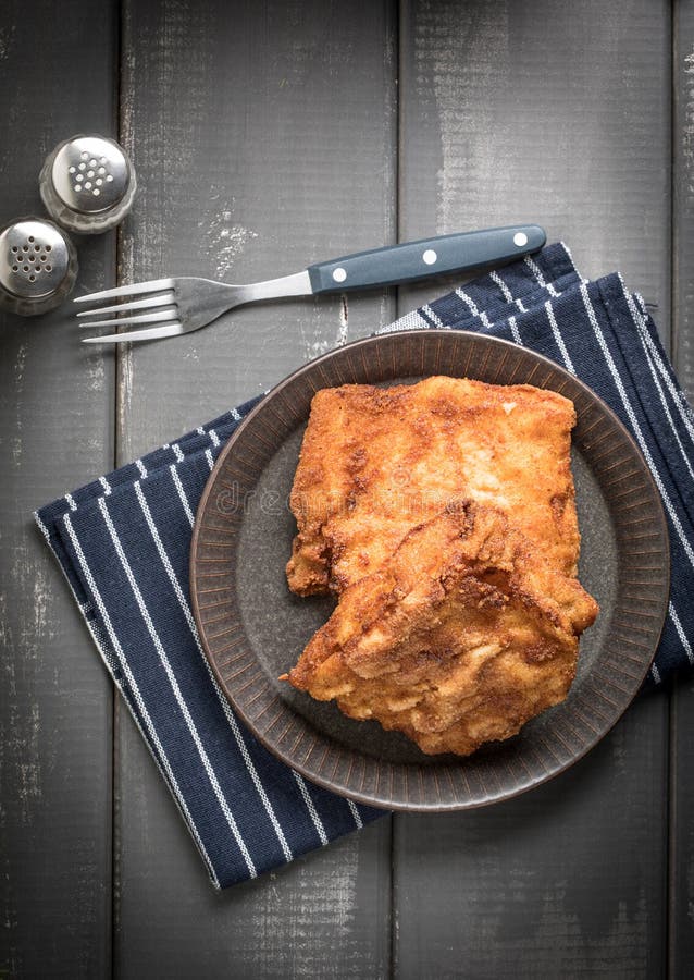 Two Fried Cod Fillet Pieces Stock Photo - Image of meal, lemon: 288899078