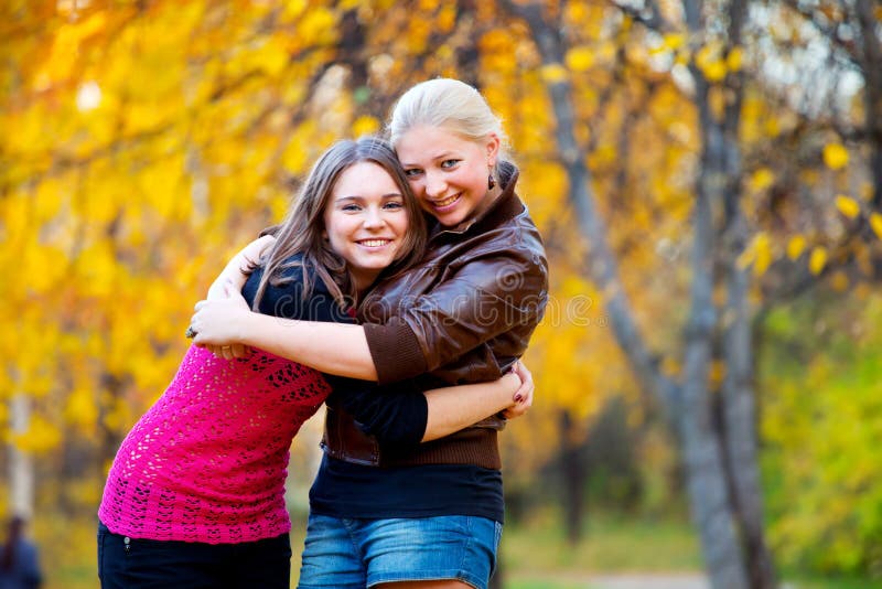Two friends stock image. Image of attractive, smile, teenager - 16437943