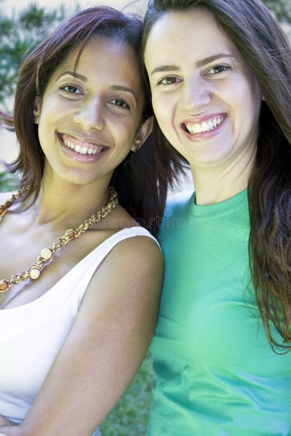 Two friends stock image. Image of friendship, girl, brazilian - 7643587