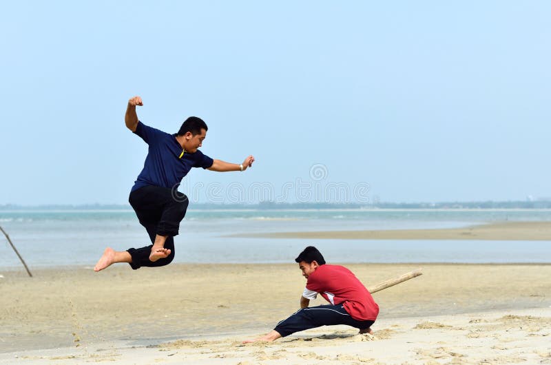 Two friends fighting stock photo. Image of beat, kickboxing - 31646742